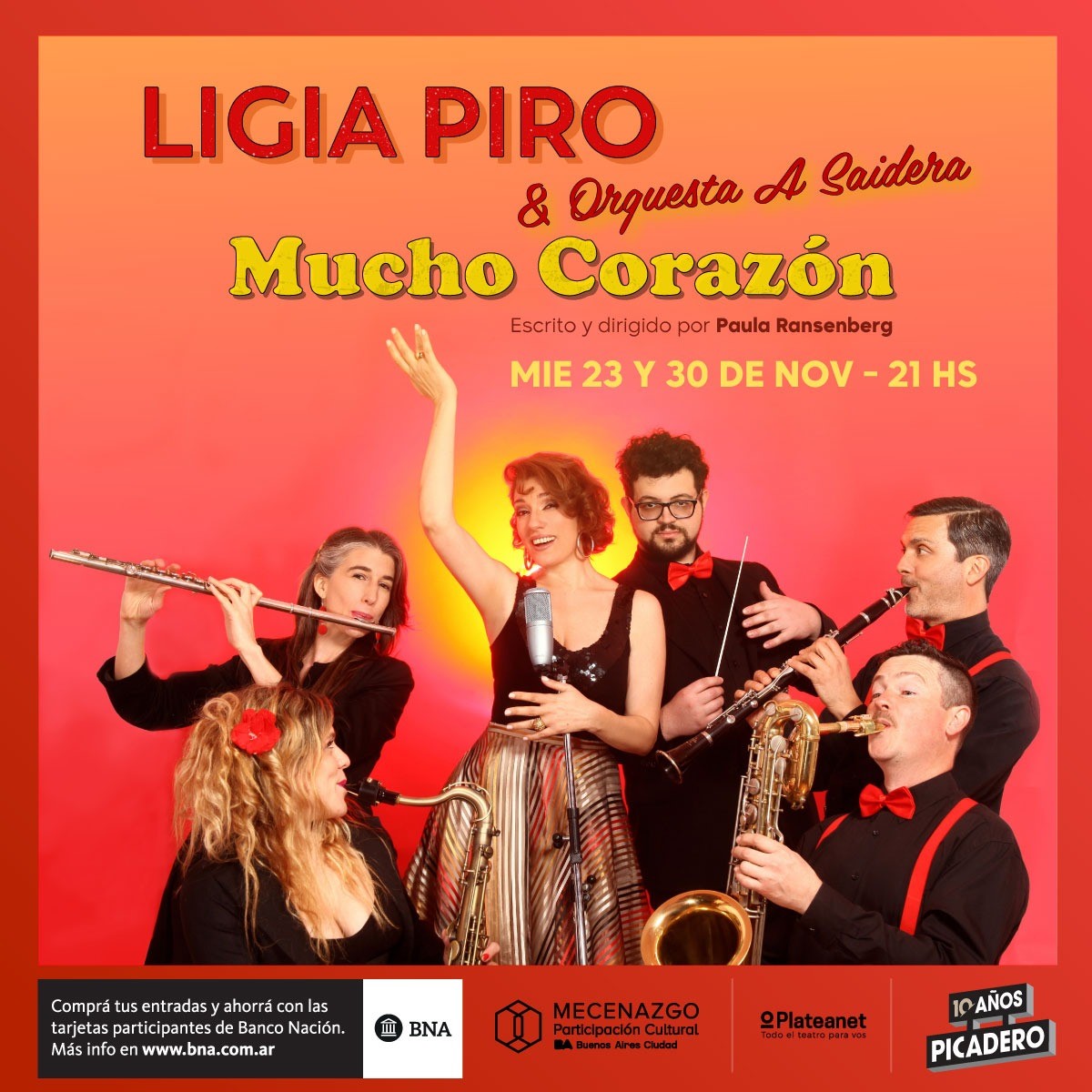 “Mucho corazón” Ligia Piro